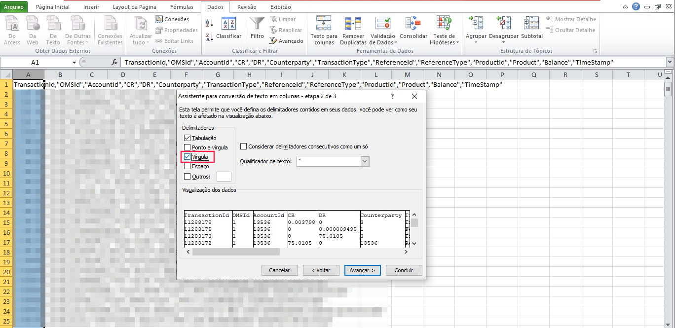 Como abrir relatórios da minha conta no Excel – Central de Ajuda