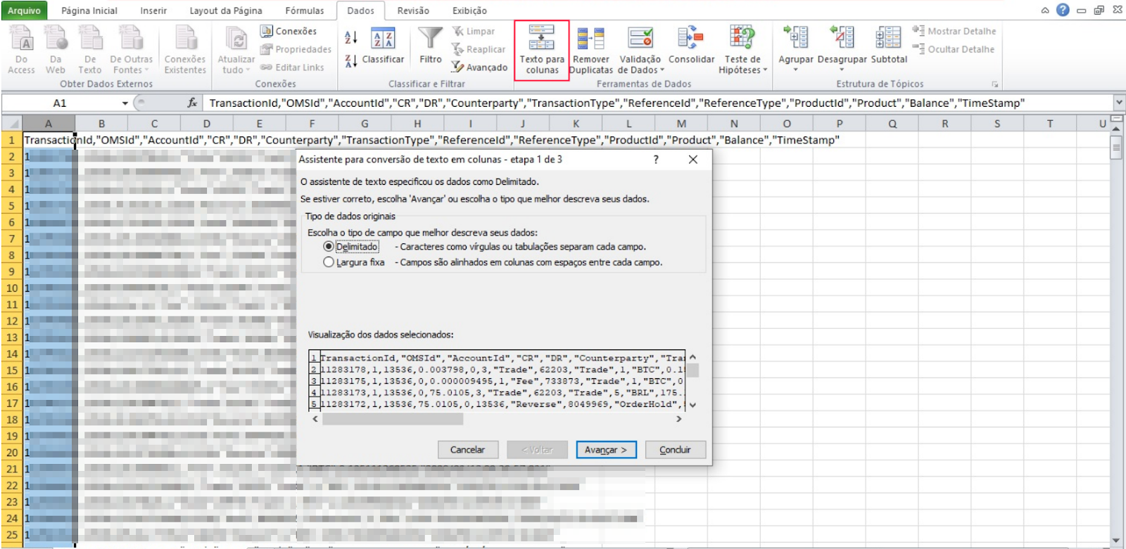 Como abrir relatórios da minha conta no Excel – Central de Ajuda
